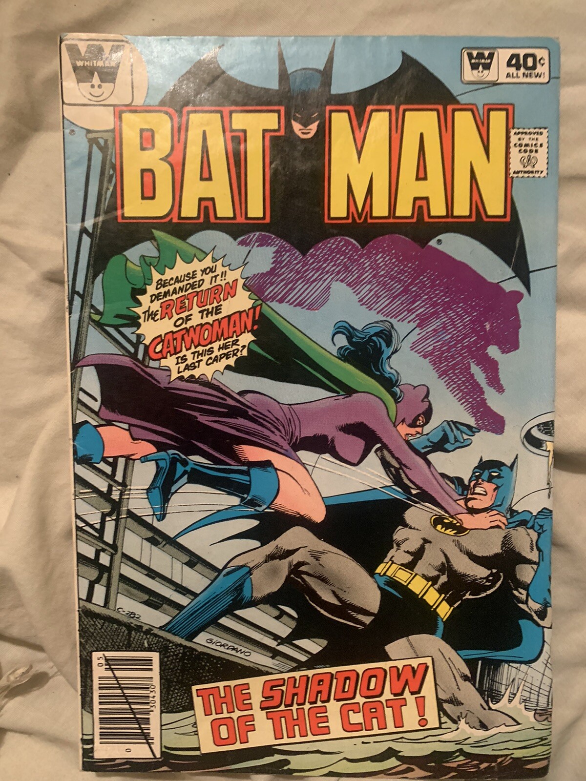 Batman #323 (Whitman/DC Comics May 1980) Catwoman, Len Wein Story,Irv ...