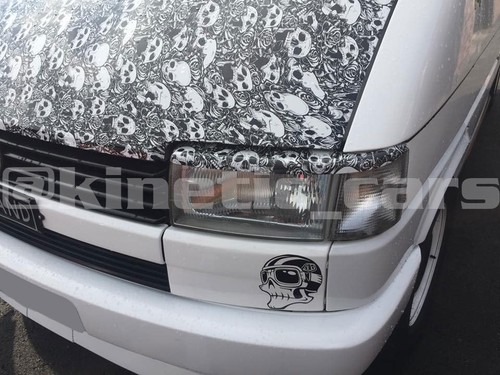 VW transporter T4 headlamp eyebrows spoilers ABS Gloss Black | eBay UK