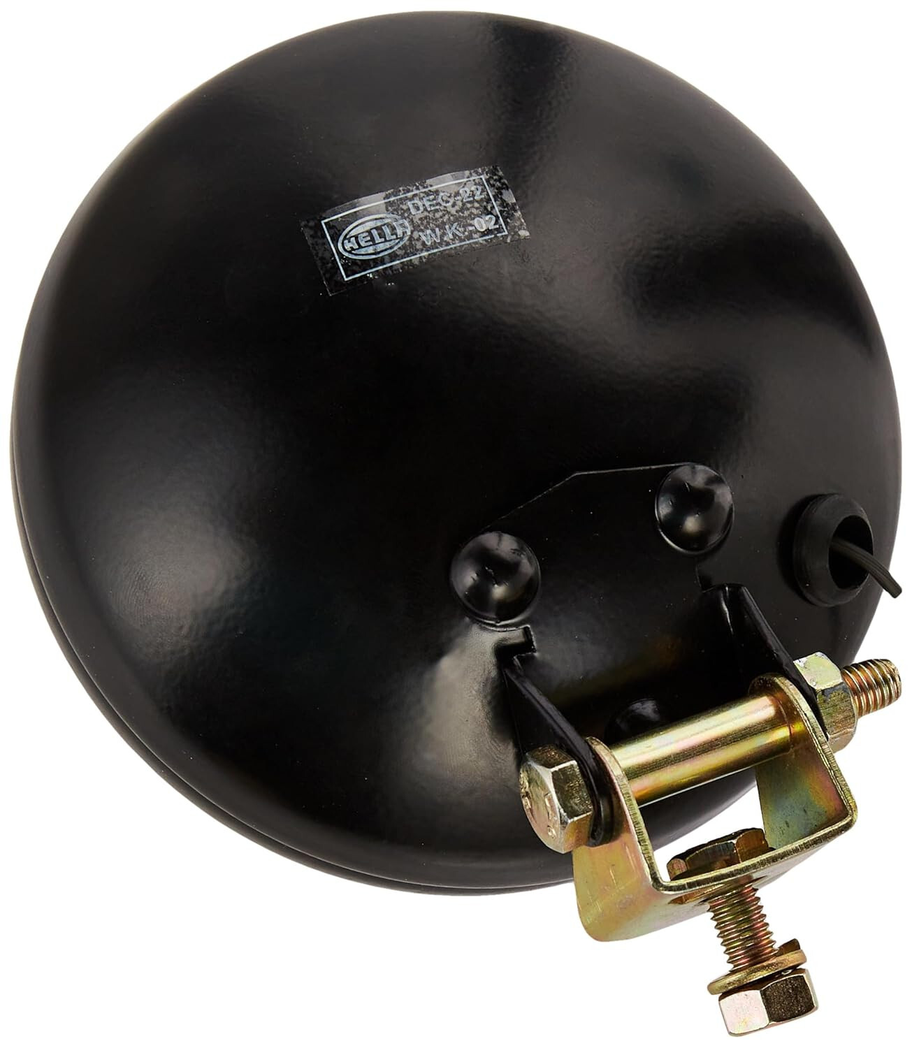 4X Hella Universal Genuine Round Fog Lamp YELLOW Glass + Cover With ...