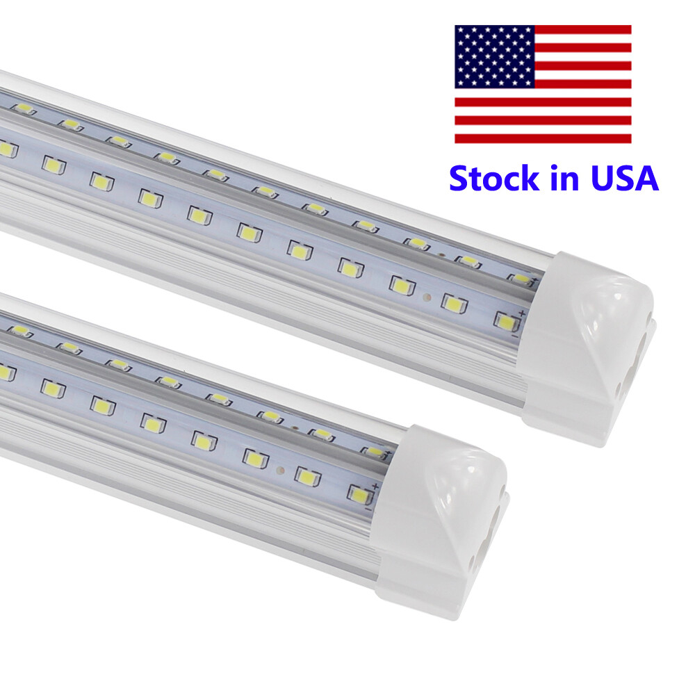 T8 18W 2FT LED Tube Light Fixture 6000K Linkable Shop Light 2' Cooler ...