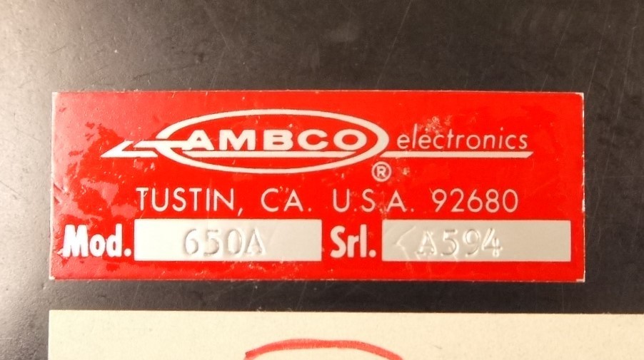 Ambco 650A Audiometer w/ Headphones, Push Button, and Case | eBay