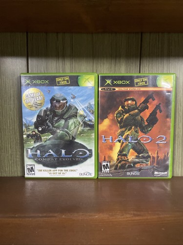 Xbox Game Bundle Halo Combat Evolved + Halo 2 for Microsoft Xbox | eBay