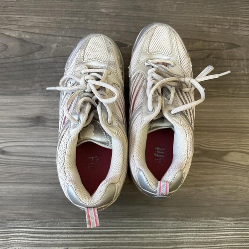 fila pink and silver platform tennis shoes, size 8 | eBay