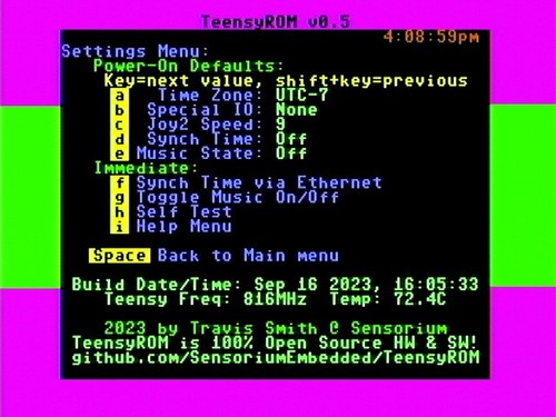 TeensyROM Cartridge for Commodore 64/128: MIDI, Fastload, Emulation ...