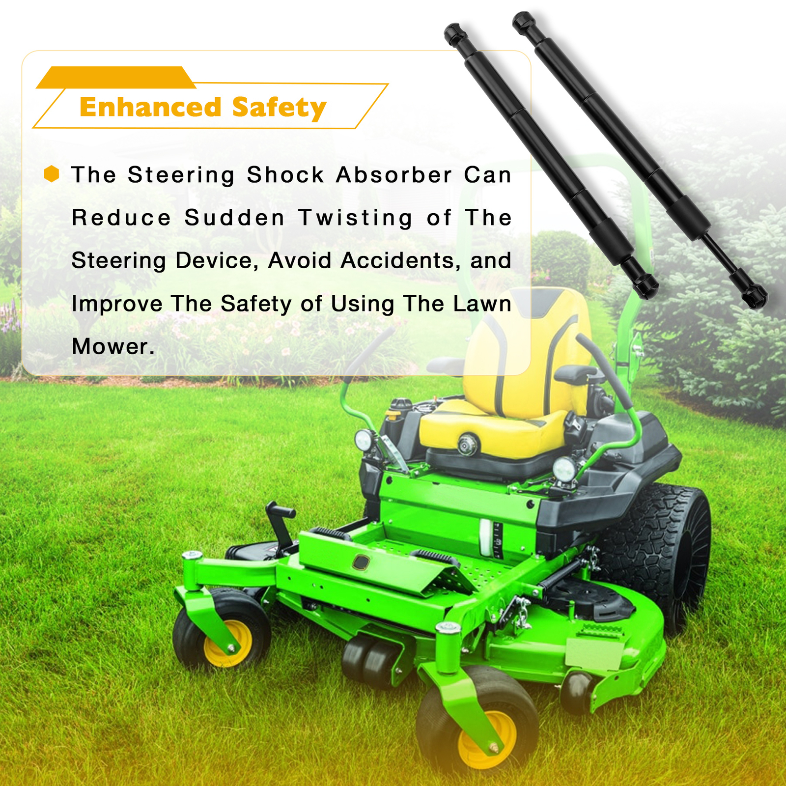 AM143066 Steering Shock Damper For John Deere Z225 Z245 Z425 Z445 Z465 ...