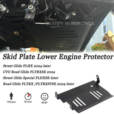 For Road Glide FLTRX /FLTRXSTSE 2024 Lower Skid Plate Engine Body ...