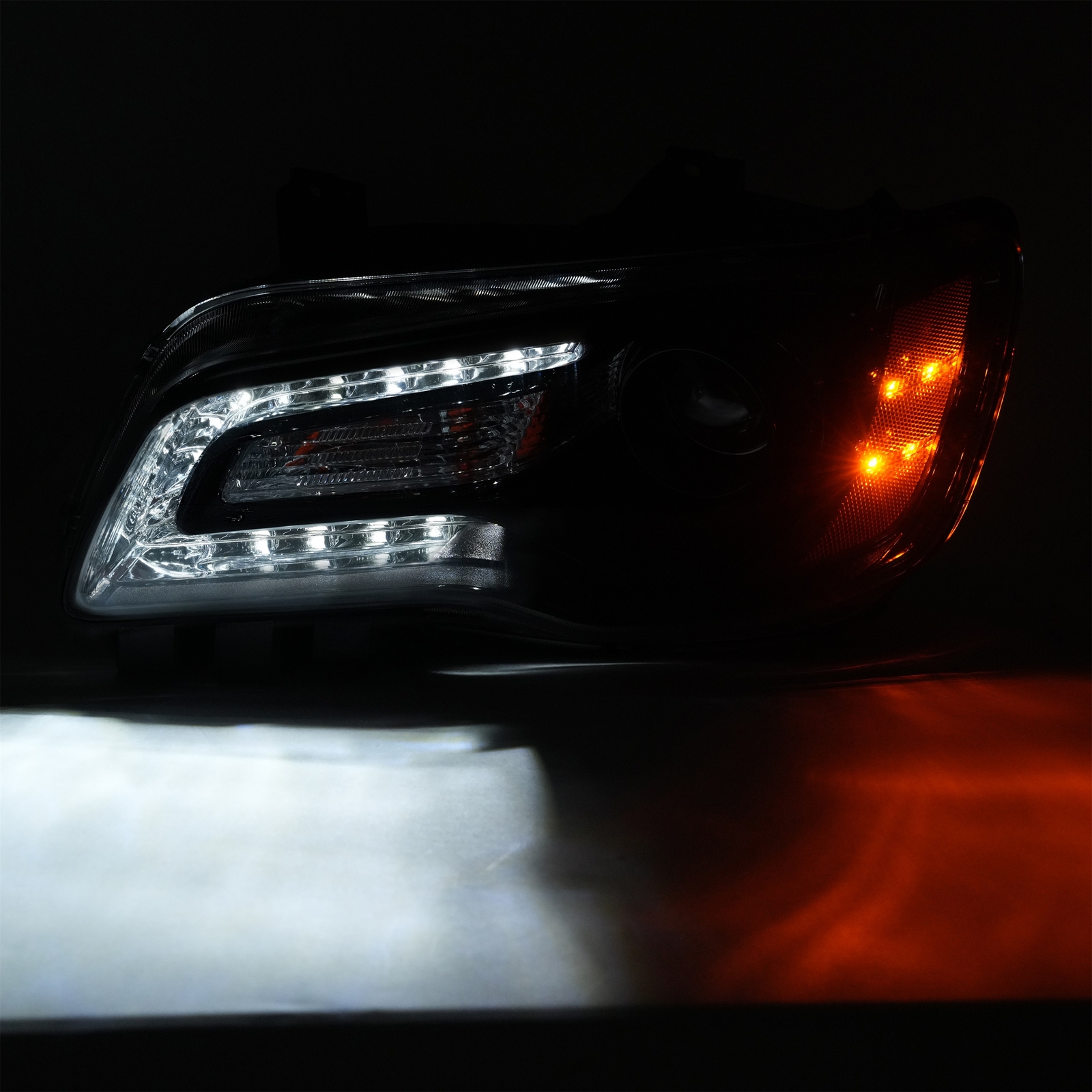 2011-2023 Chrysler 300 Projector Headlight LED DRL Halogen Driver Side ...