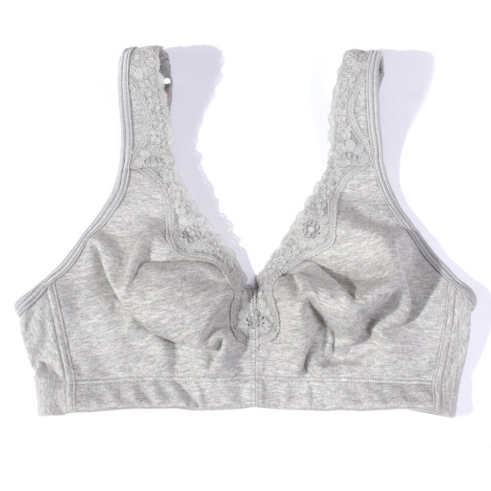 No Wire Cotton Comfort Stretch Support Smooth Bra Plus Bralette Full ...