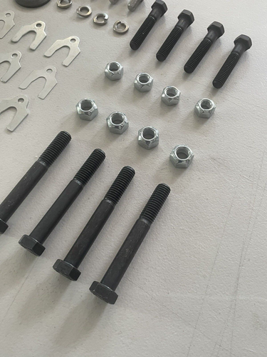 OE Bolts Control arm Bolt Kit Upper & Lower + Shaft Bolts & Shims 48 ...