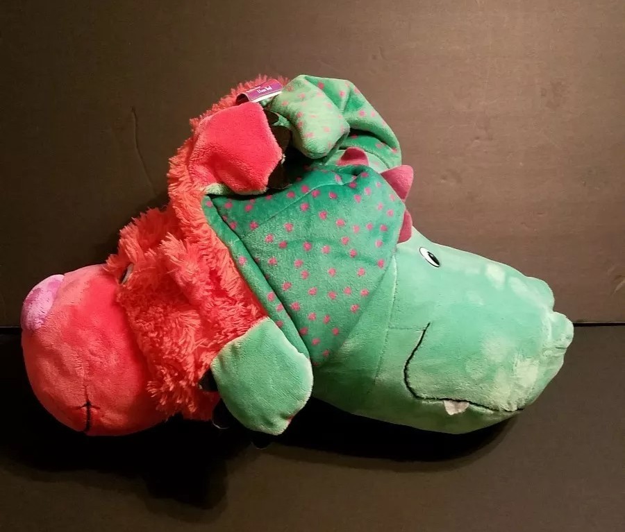 Toy Fiipazoo Pink Boo Boo Bear and Green Rosey Gator Plush Alligator 2 ...