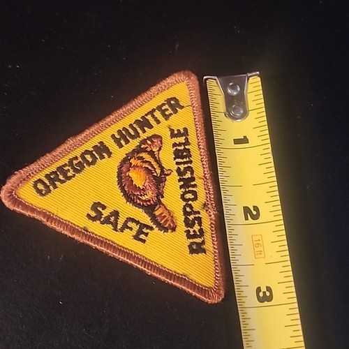 Vintage OREGON HUNTER Safe & Responsible PATCH Beaver - Outdoor ...