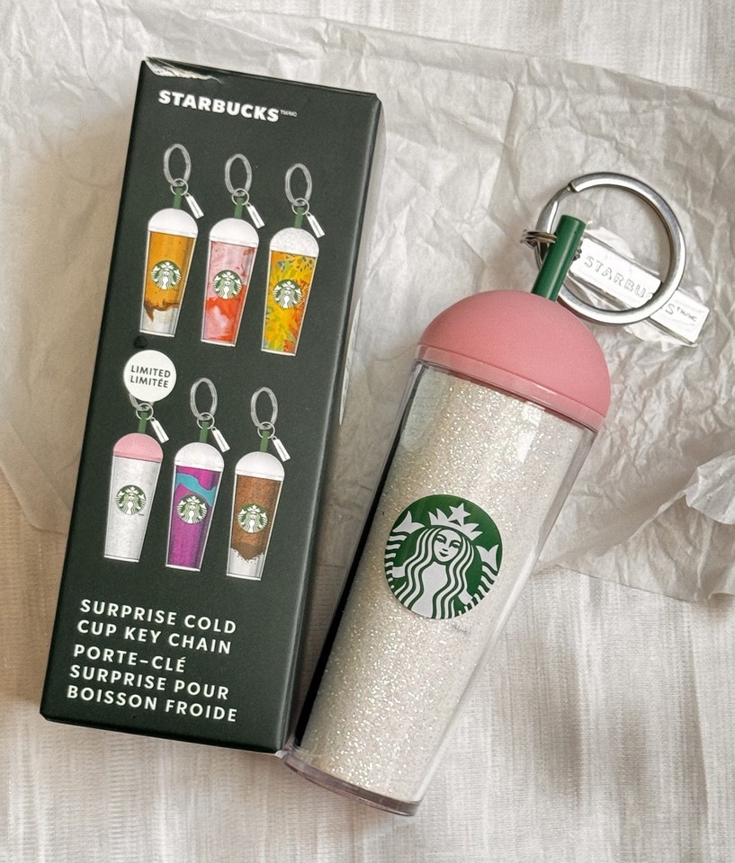 LIMITED EDITION 2025 Starbucks Surprise Cold Cup Keychain | eBay