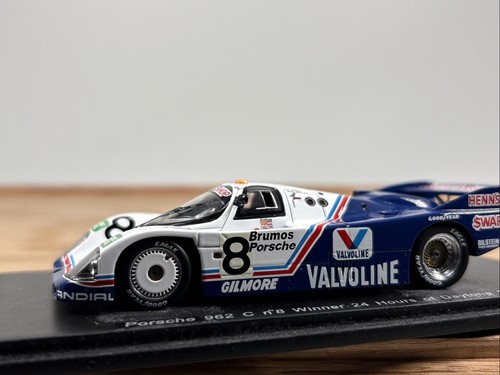 1/43 Spark 1985 Henns Swap Shop Porsche 962C Foyt Unser Daytona Win ...