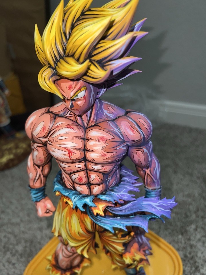 Dragonball Figure 2d repaint goku | eBay