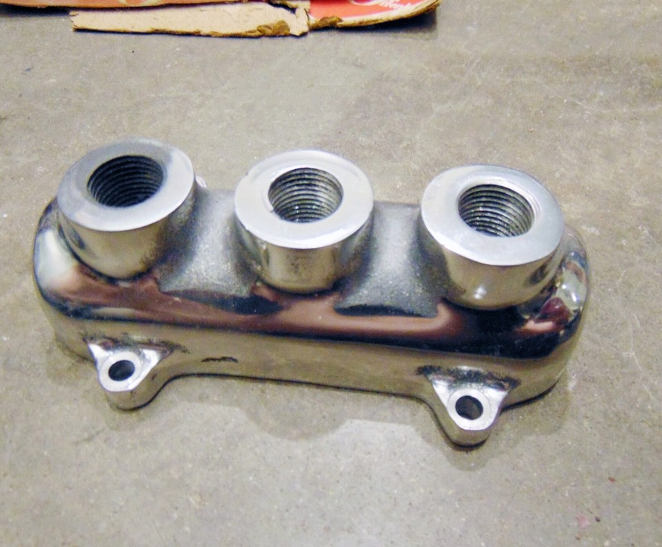 Vintage NOS Offenhauser Fuel Log, Block PN 1081, Offy, Hot Rod, Triple ...