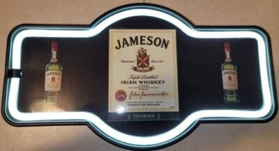 Jameson 17" x10" sign Illuminated led man cave sign. Perfect Gift Idea ...