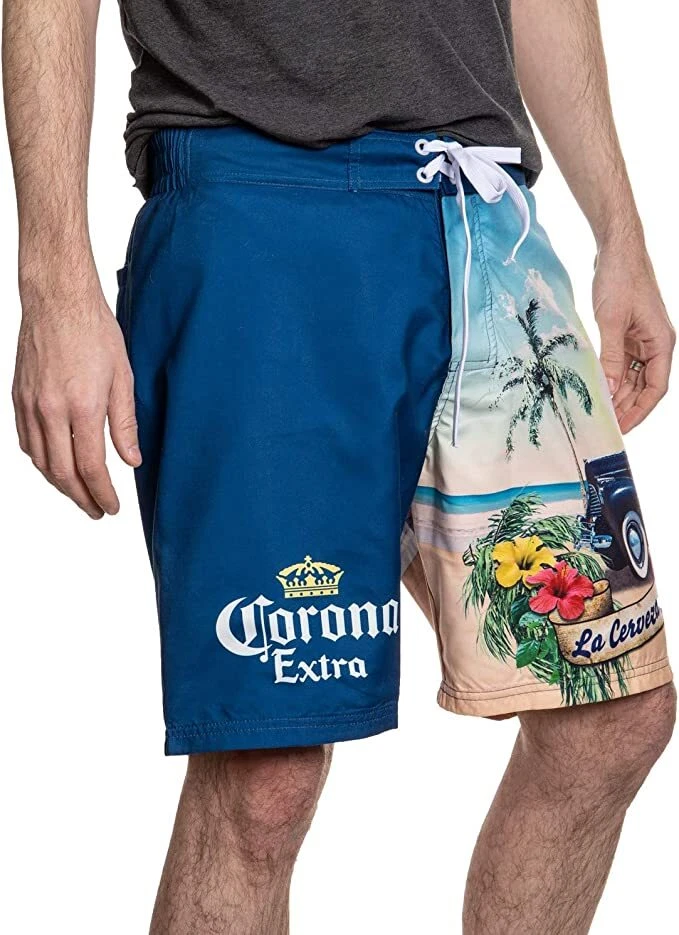 Corona Beer Board Shorts Woody Wagon Mens Swim Trunks | ID 24008846 by ...