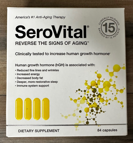 SeroVital Reverse the Signs of Aging 84 Capsules Dietary Supplement EXP ...