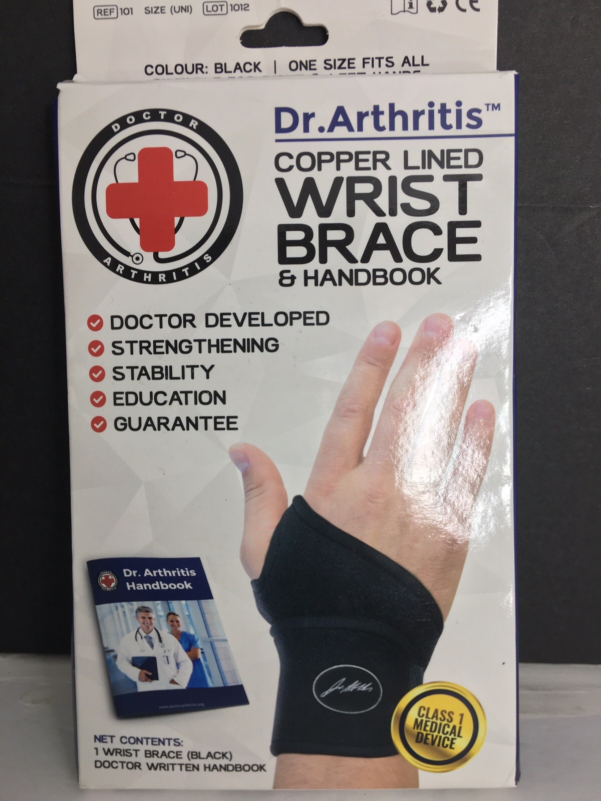 Doctor Developed Premium Copper Lined Wrist Support/Wrist Strap/Wrist ...