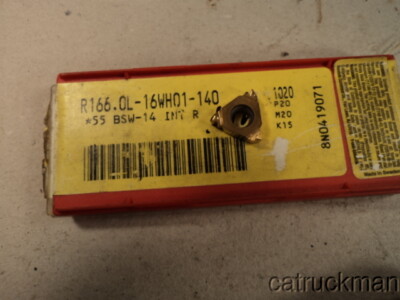 Sandvik Lay Down Threading Inserts R166.0L-16WH01-140 - BSW14 Internal ...
