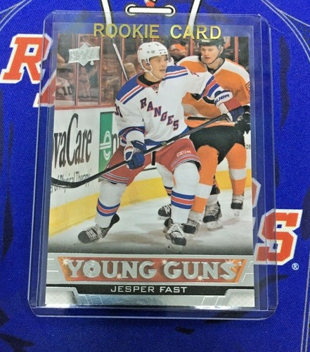 JESPER FAST RC 2013-14 UPPER DECK YOUNG GUNS ROOKIE CARD #206 ...