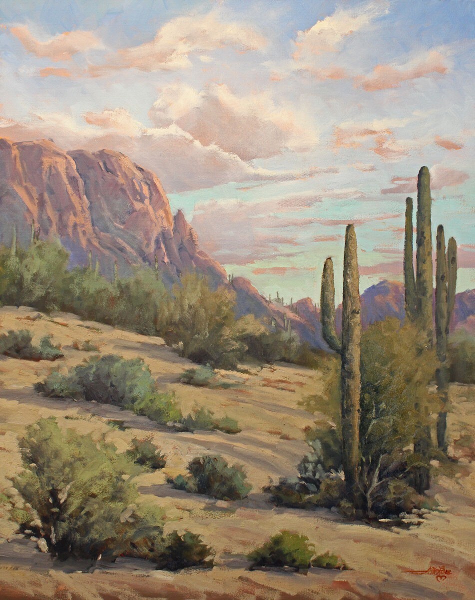 Desert Landscape Painting