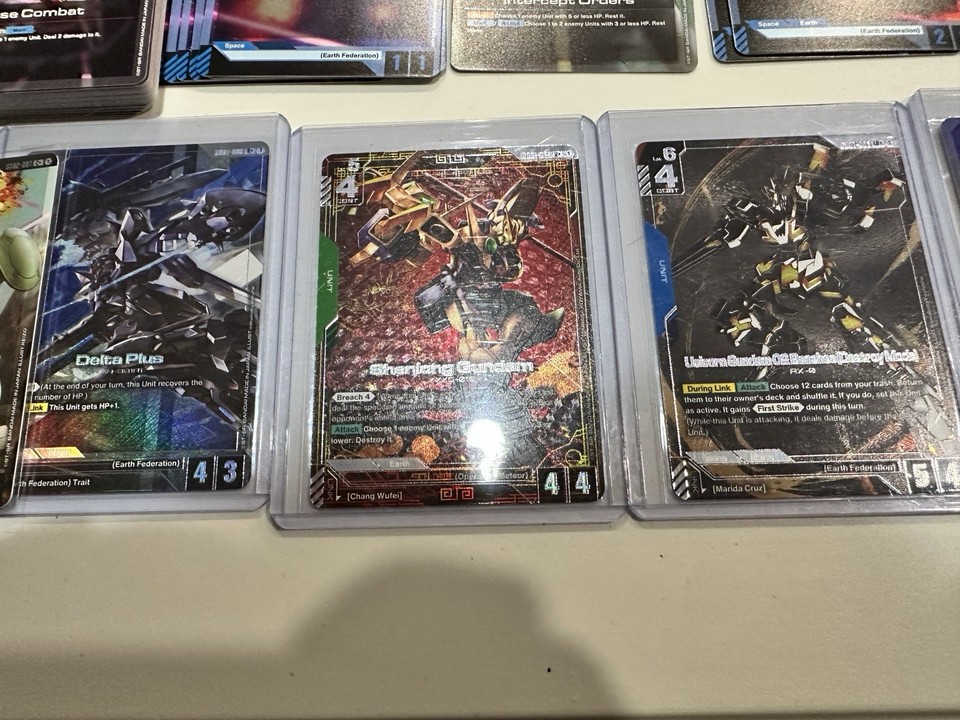 Gundam Card Game Lot (Beta Cards, GD01 Alts, Starter Alts, Demo Cards, & More) | eBay