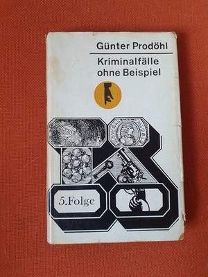 Kriminalfälle ohne Beispiel Günter Prodöhl 5. Folge | eBay.de