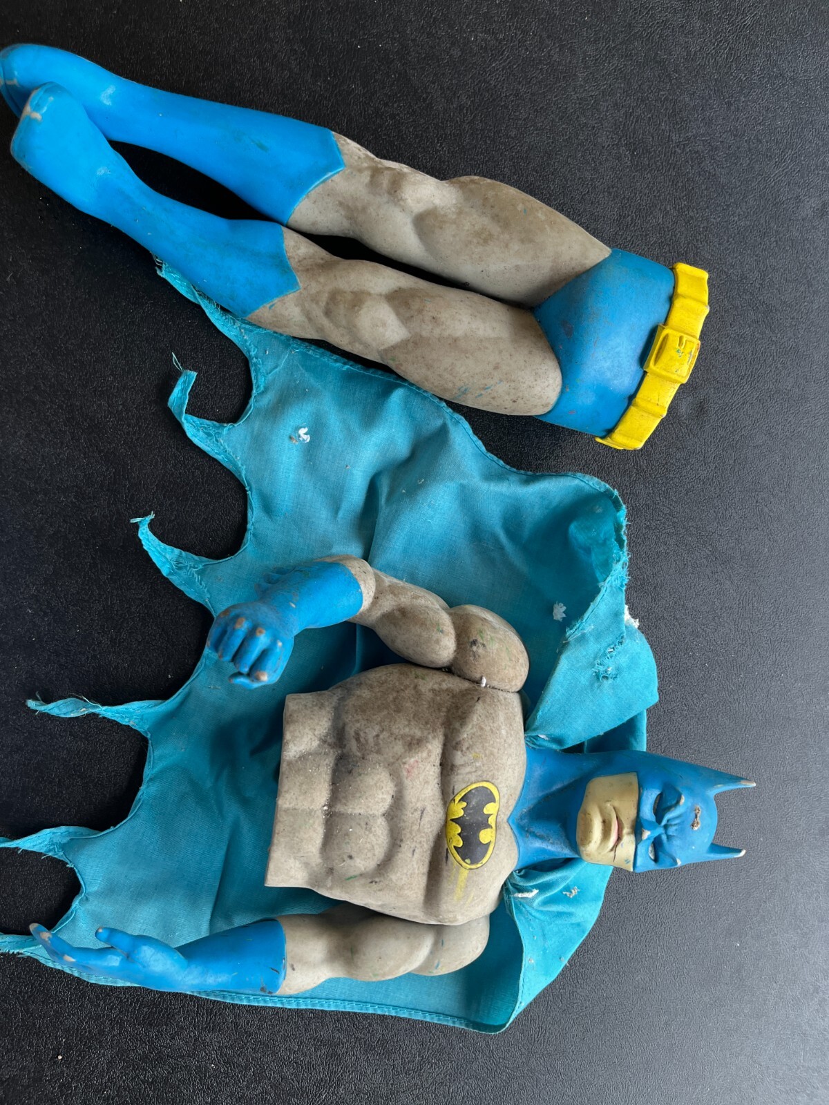 VINTAGE 1988 Hamilton Gifts 15" BATMAN Action Figure Broken Rough Shape ...
