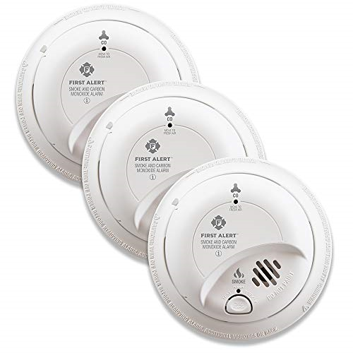 First Alert SC9120B Hardwired Smoke and Carbon Monoxide Detector - Pack ...