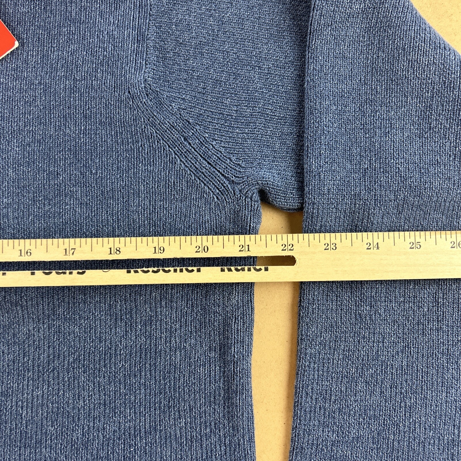 IZOD Luxury Sport Sweater Mens Medium Blue 1/4 Zip Golf Walking Adult ...