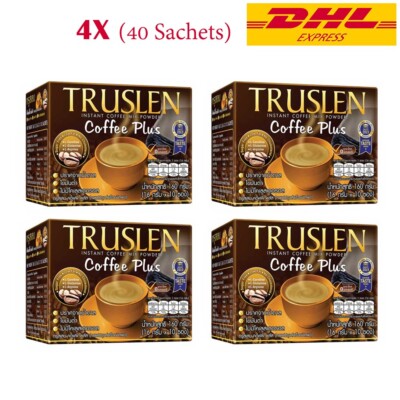 Dietary Truslen Instant Coffee Plus Weight Manage 4 Boxes (16g x 40 ...