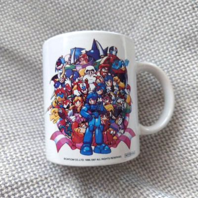 Megaman 10th Anniversary CAPCOM Event Limited Mug Cup Rockman RARE ...