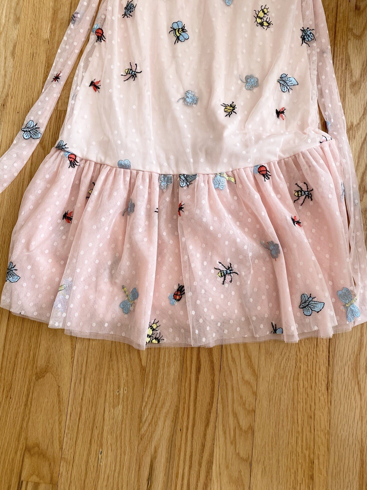 Betsey Johnson pink Swiss dot bug print dress 2 - Gem