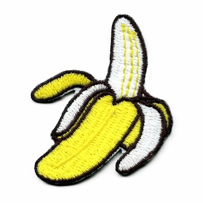 Banane DIY à Repasser Brodé Applique Patch | eBay