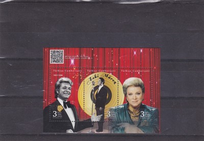 Turkey mnh Sheet Zeki Muren singer music 2021 | eBay