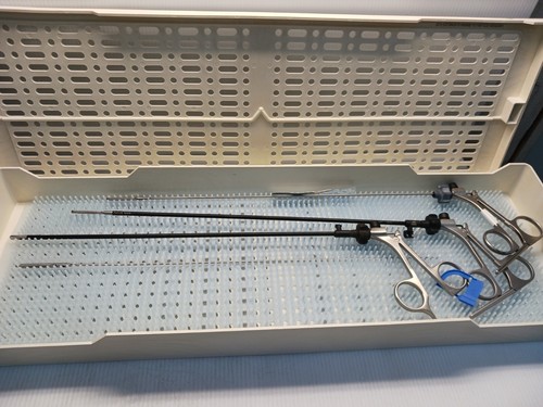 KARL STORZ SET OF CLICKLINE HANDLE & GRASP FORCEPS INSERT 33132 33131 ...