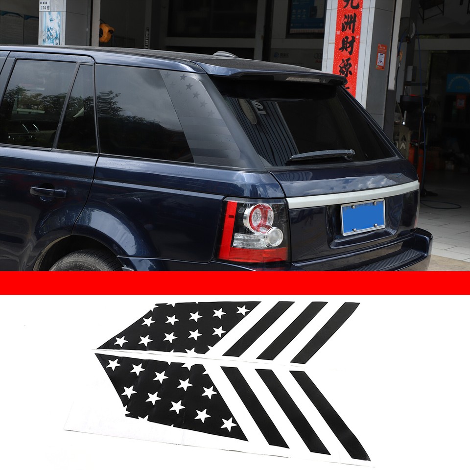 2pcs US Flag Rear D-pillar Sticker For Land Rover Range Rover Sport ...
