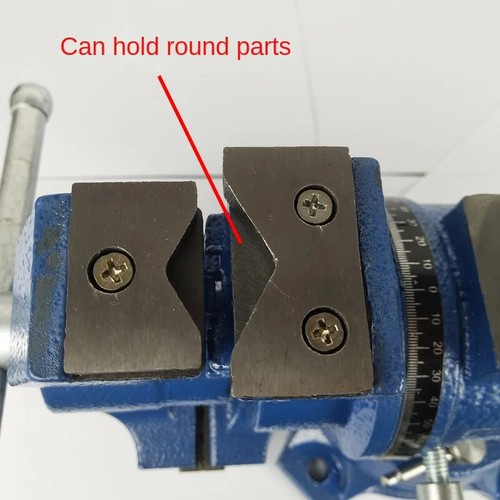 5 Inch Bench Vise Inches Heavy Duty Cast Iron 360 Swivel Base Table ...