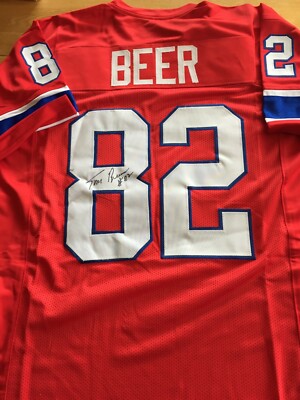 Patriots Tom Beer signed Jersey WCOA | eBay