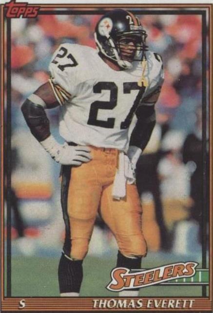 1991 Topps - Thomas Everett #300 for sale online | eBay
