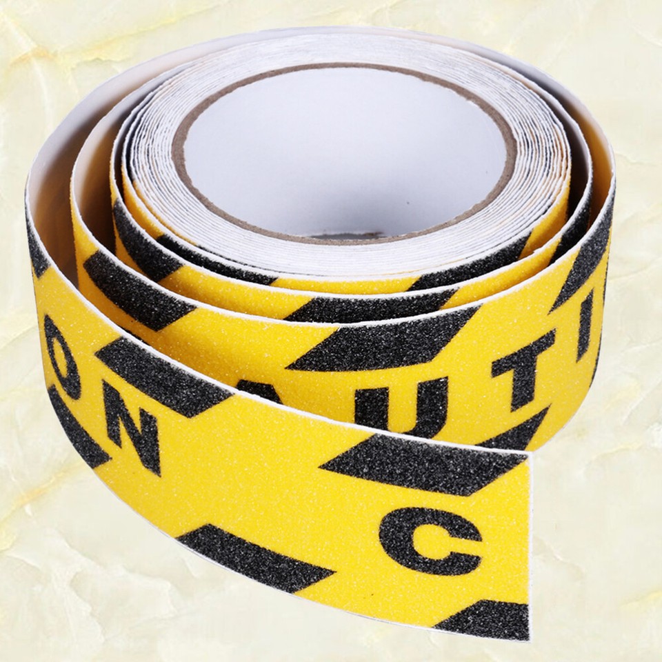Caution Step Sign Safety Tape Roll Hazard Tape Decoration Safety ...