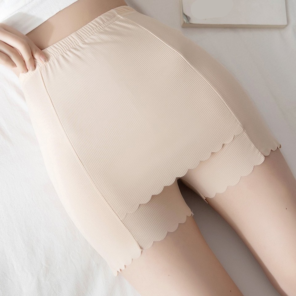 Seamless Safety Pants for Women in Ice Silk Fabric for Spring and ...