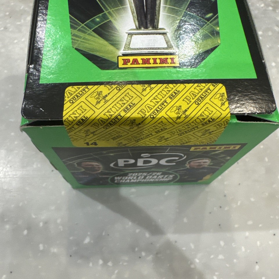 Panini PDC Darts Stickers Sealed Box Of 36 Packets 180 stickers | eBay UK