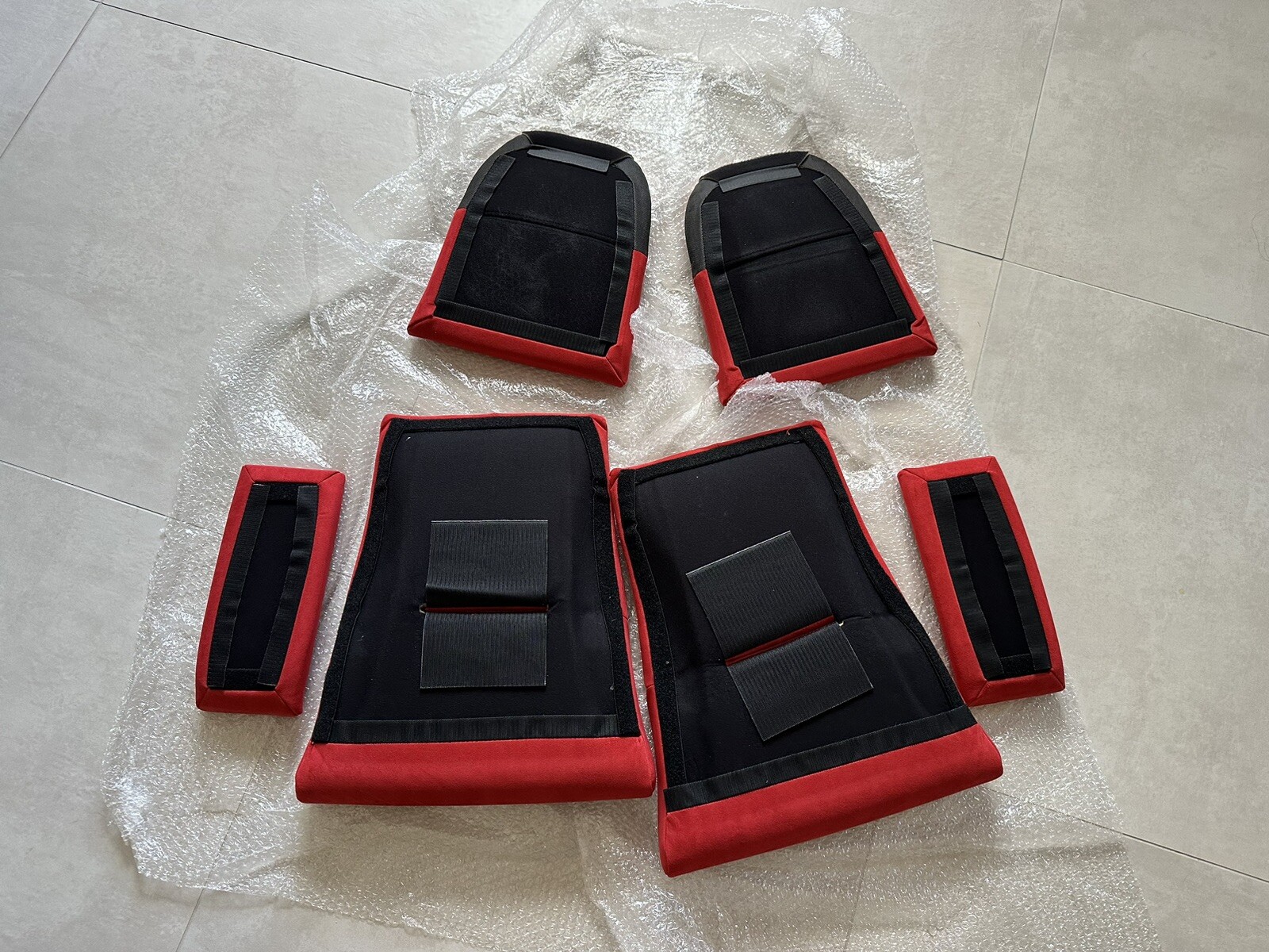 Porsche GT3 RS4.0 GT2RS 997 OEM Red Alcantara Seat Inserts for Carbon ...
