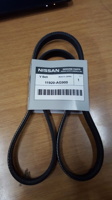 Nissan Pathfinder 350z AC Compressor Engine Drive Fan Serpentine Belt ...