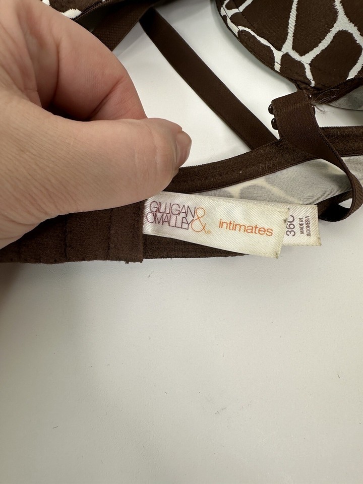 Gilligan O’malley Intimates Bra Size 36C Convertible Racerback Giraffe ...