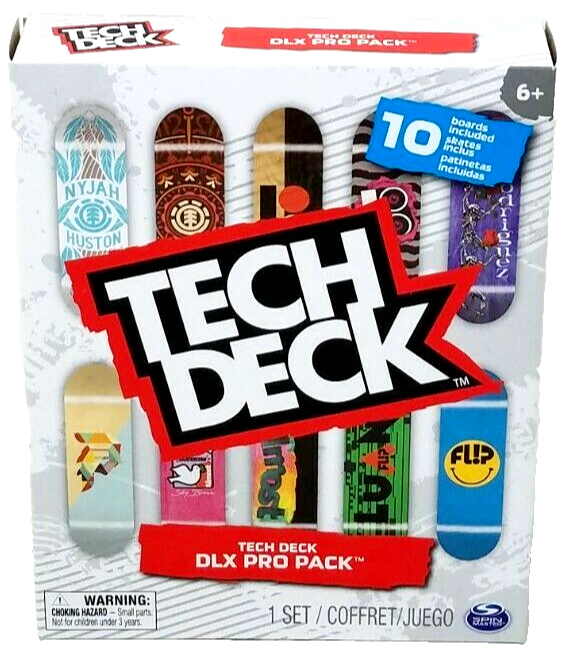 Tech Deck DLX Pro Pack 10 pack Flip PlanB Element Pristine Fingerboard ...
