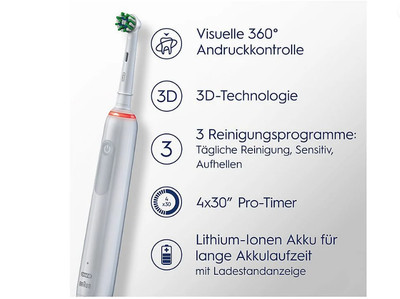 Braun PRO 3 3000 WHITE ORAL B 8006540760918 | eBay