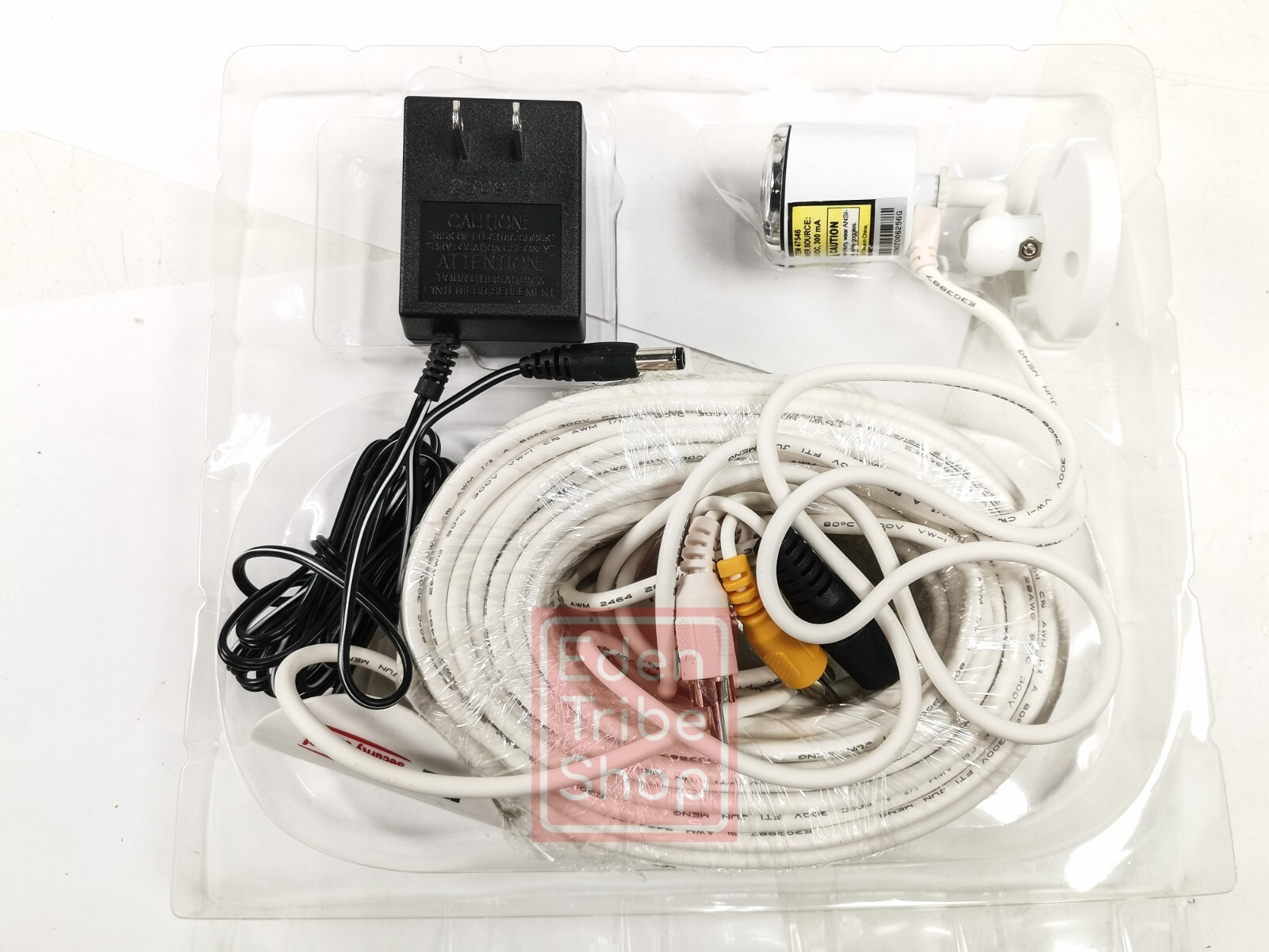 Weatherproof Single Security Camera-IP56- Black/White With Night Vision ...